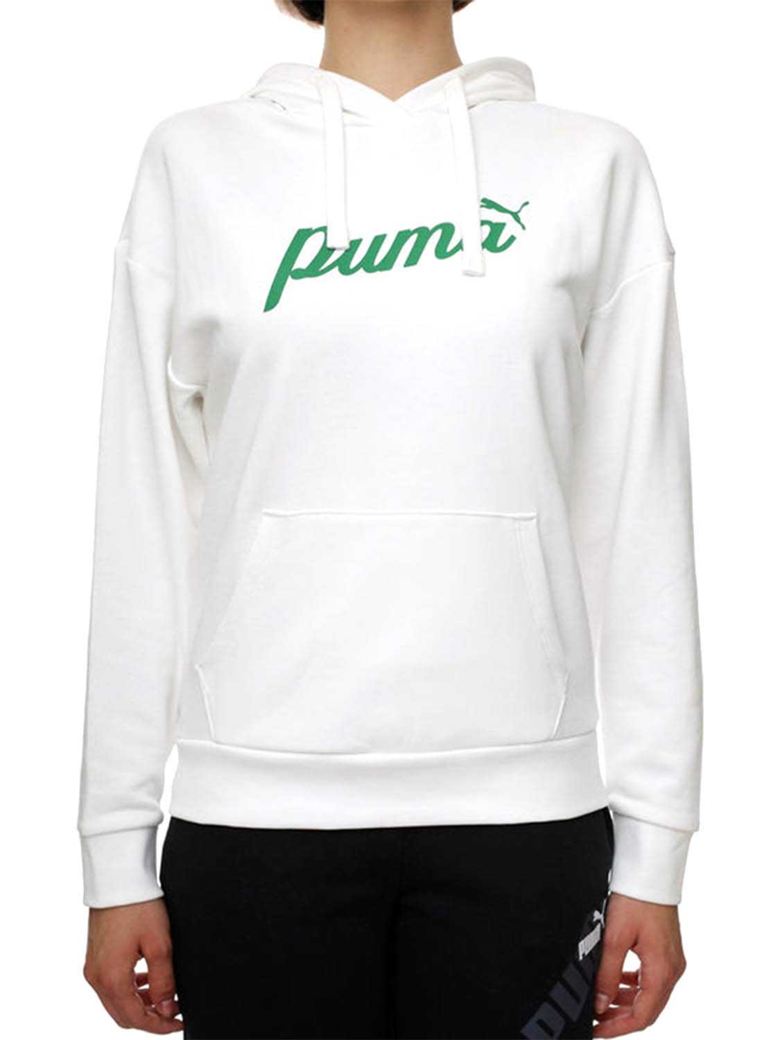 Puma ess+ blossom script hoodie tr