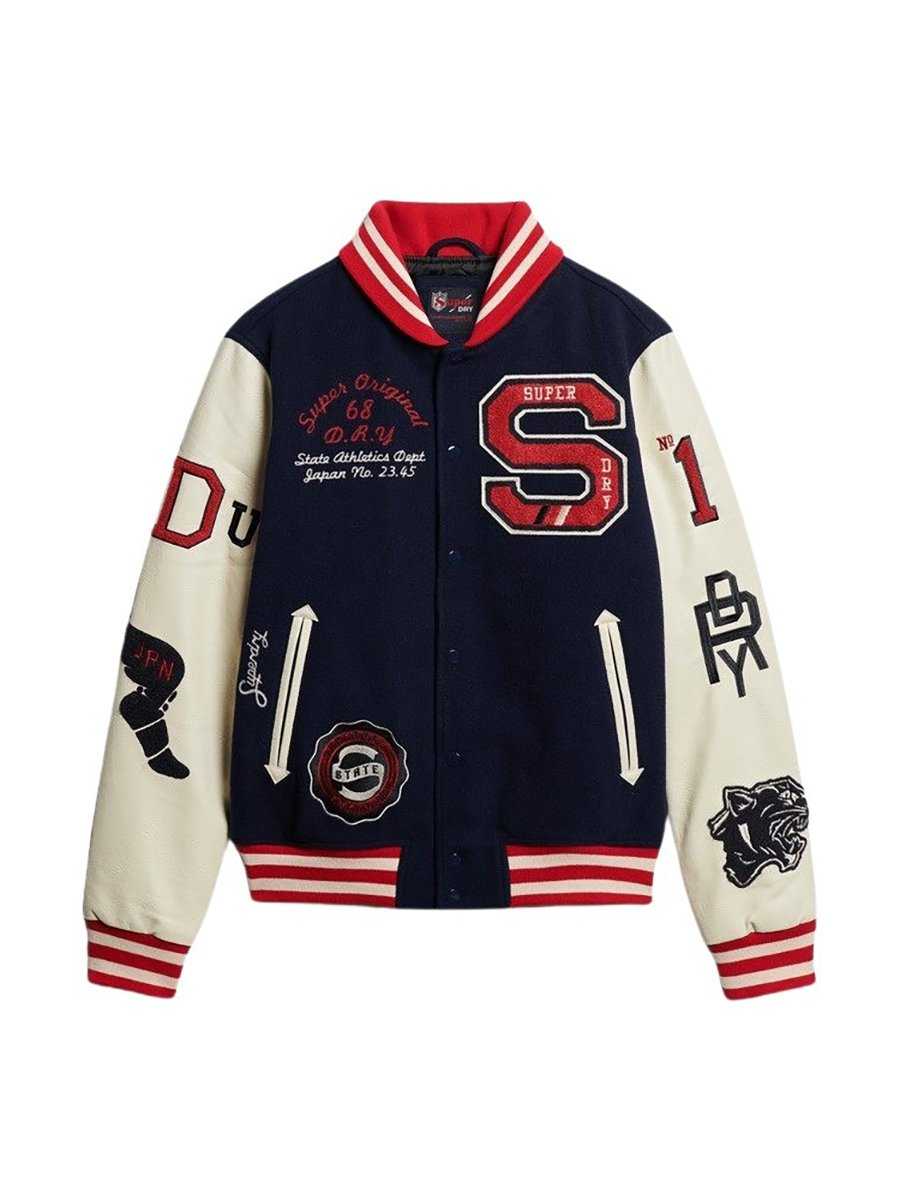 Superdry - muška koledžica sa aplikacijama