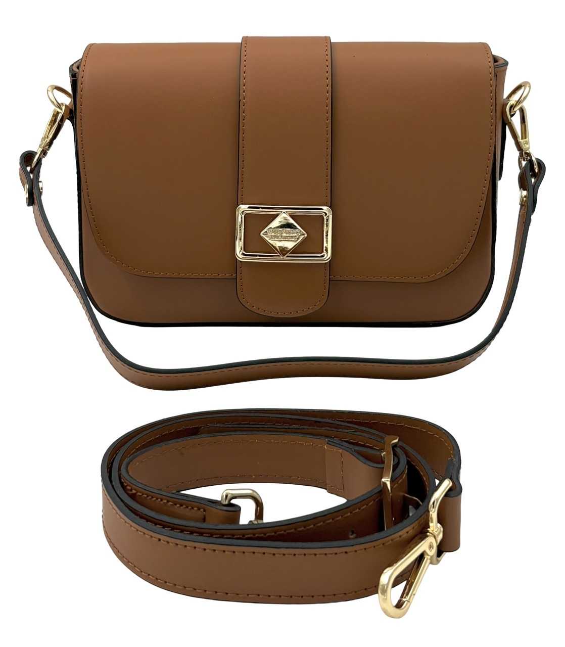 Valentino creations koŽna torba v955 braon